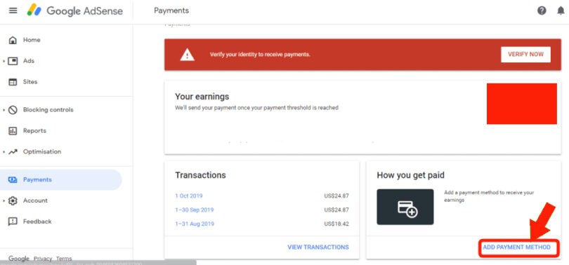 How to Link Bank Account in Google Adsense Step by Step With Images ...