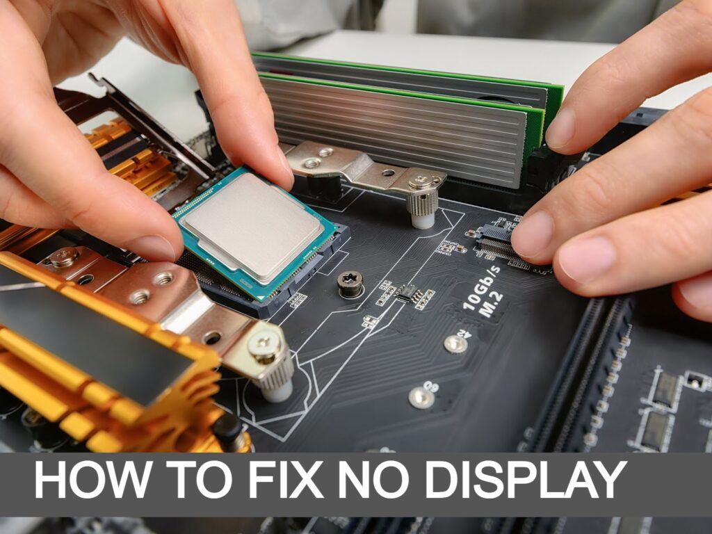 How to Fix No Display in Computer 2024 » Edu Tech Gyan